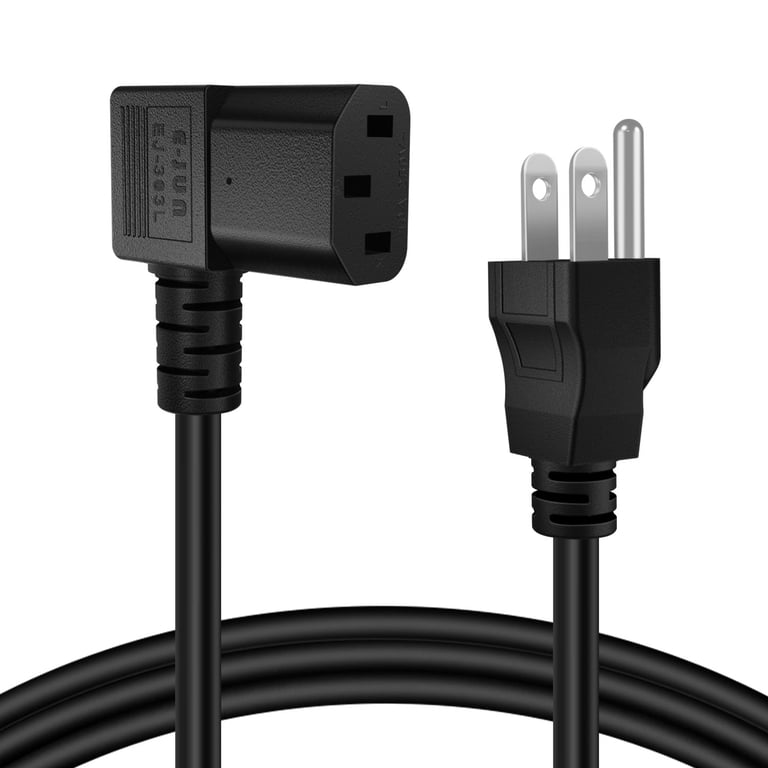 Universal Power Cord 15-Foot 3-Prong AC Power Cord - 18AWG, UL/CSA ...