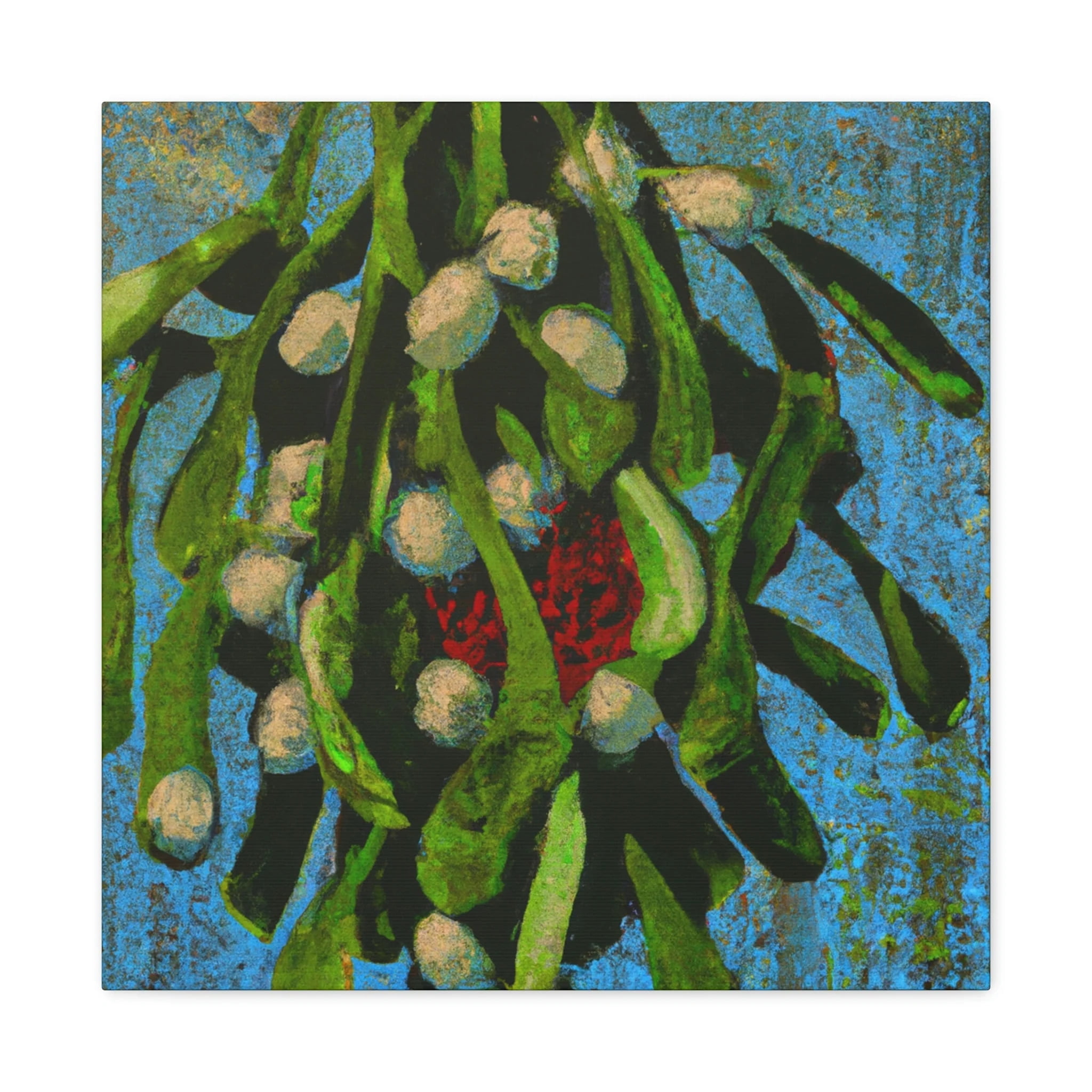Mistletoe Magic Moment - Canvas - Walmart.com