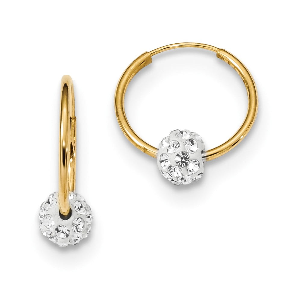 Primal Gold - Primal Gold 14 Karat Yellow Gold Polished Crystal and ...