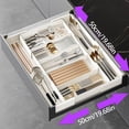 Adjustable Drawer Storage Tray, Expandable Kitchen Drawer Organizer ...