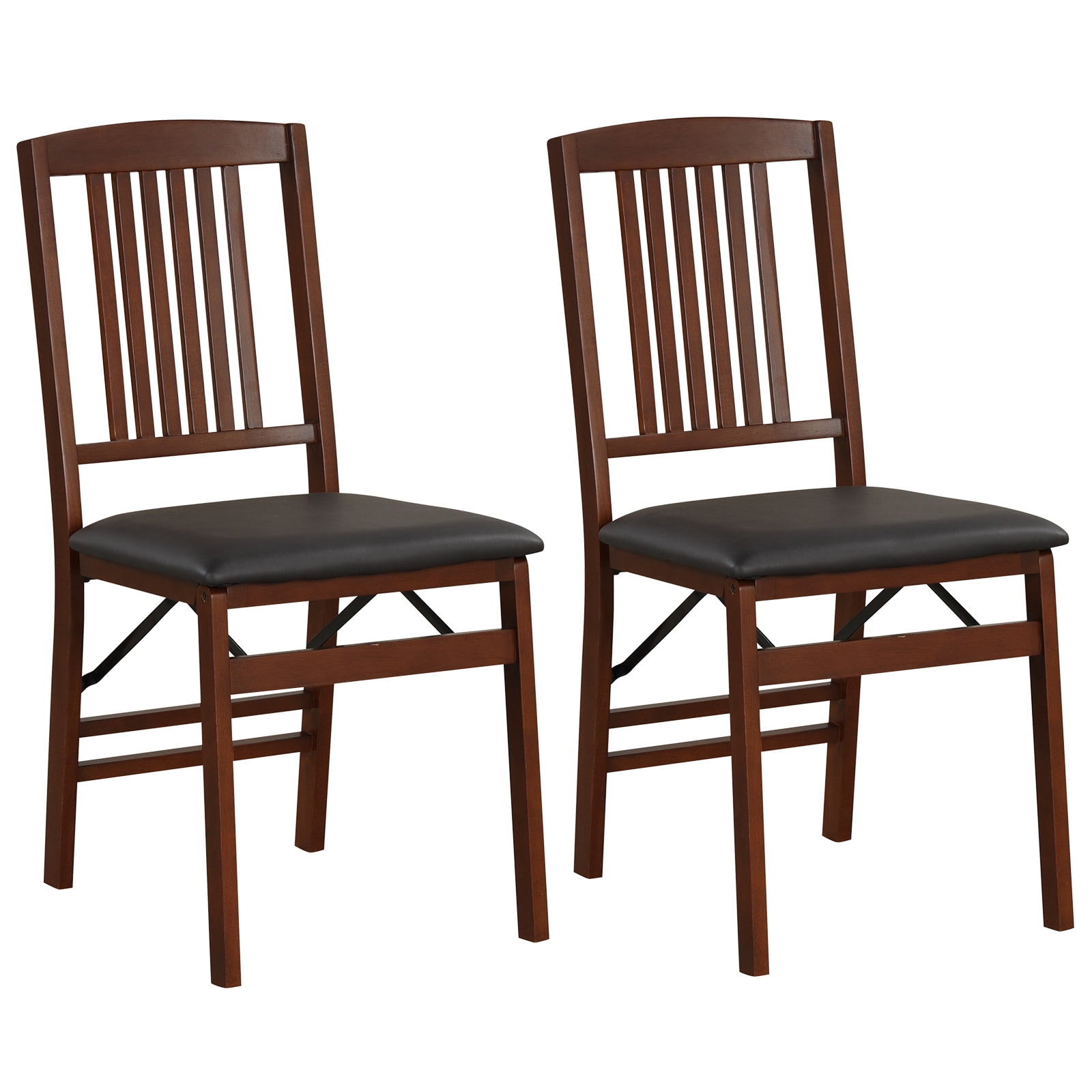 Click here for Patiojoy Folding Dining Chair Set Of 2 Armless Kit... prices