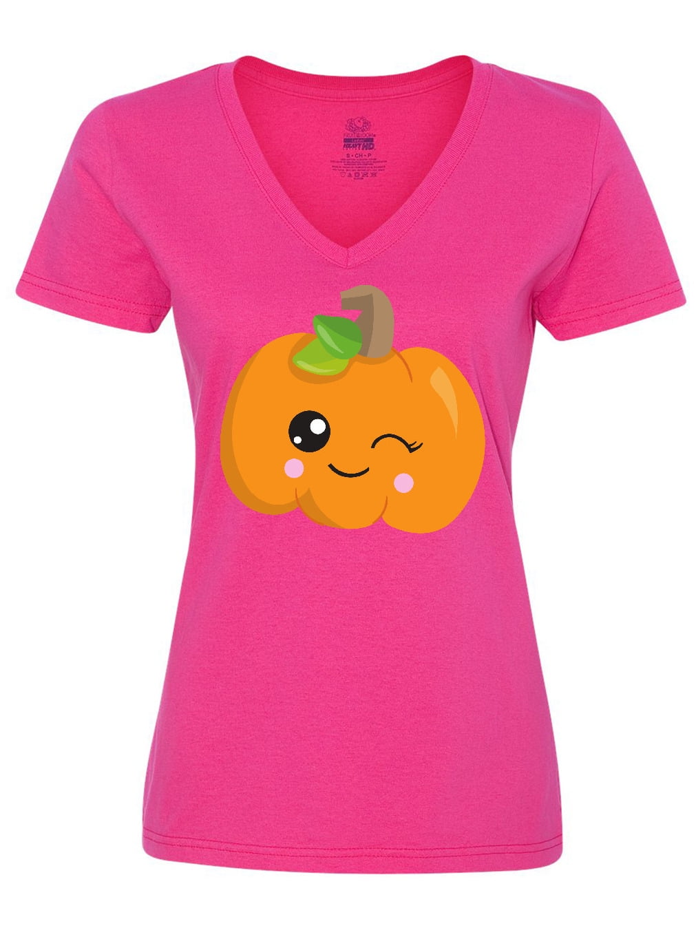 Inktastic Halloween Pumpkin, Winking Pumpkin, Trick or Treat Women's V ... Inktastic Halloween Pumpkin, Winking Pumpkin, Trick or Treat Women's V ...