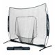 PowerNet 7x7 PRO Portable Pitching Batting Net with One Piece Frame and ...