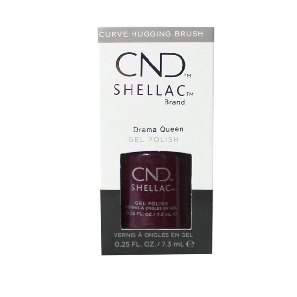 CND Shellac Gel Nail Polish Drama Queen 0.25 Ounce - Walmart.com