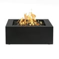 Bryon Propane Fire Pit in Raven Black with Natural Gas Conversion kit ...