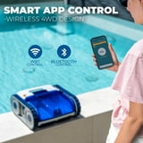 XtremepowerUS Pool Robot Vacuum for Inground Pools, 4-in-1 Cordless ...
