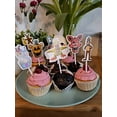 25PCS Freddy Cake Decorations with Cake Cupcake Toppers for Freddy's ...