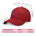250 Anniversary USA -0 Baseball Cap Adjustable Fit Dad Hat Golf Hat for ...
