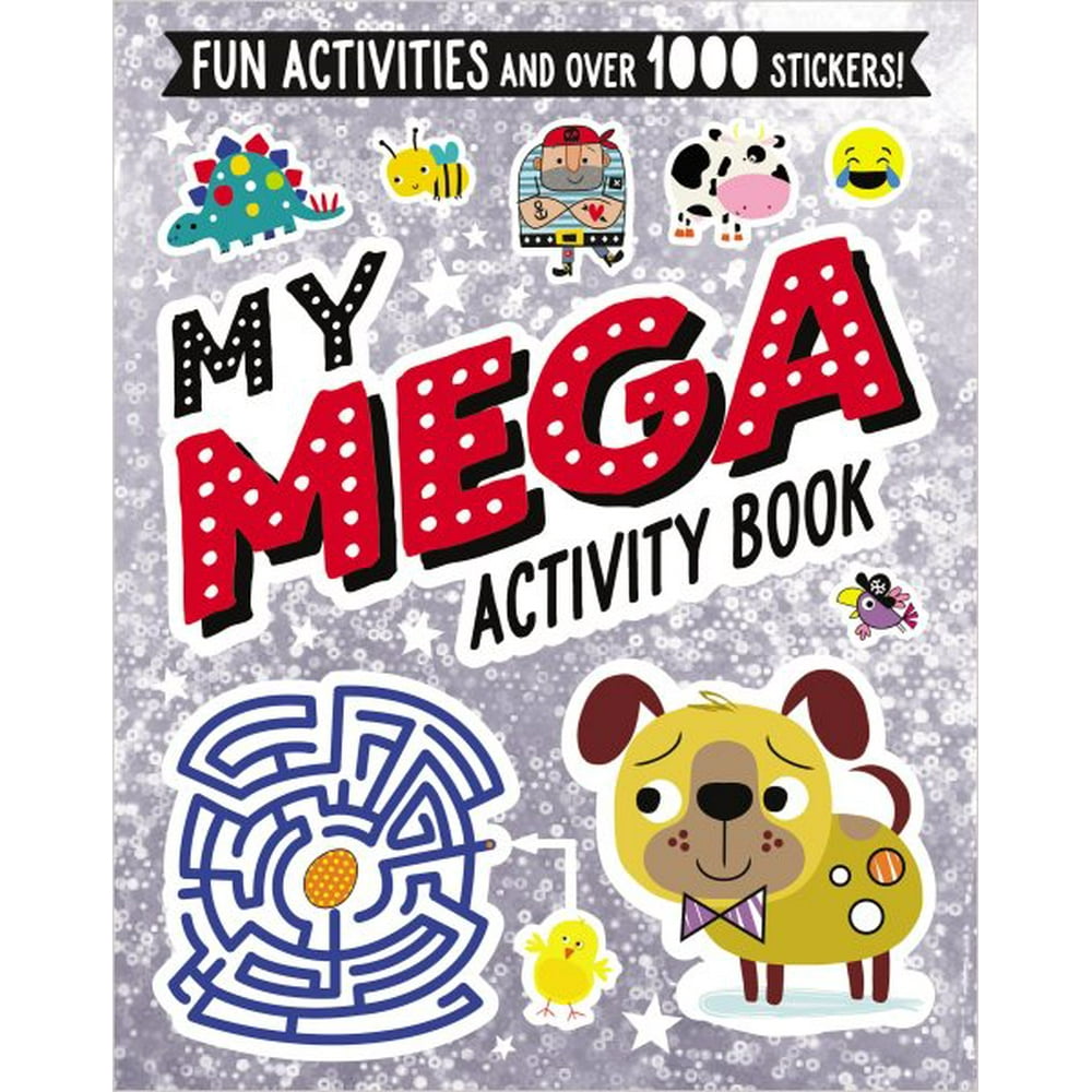 My Mega Sticker Book: My Mega Activity Book (Paperback) - Walmart.com ...