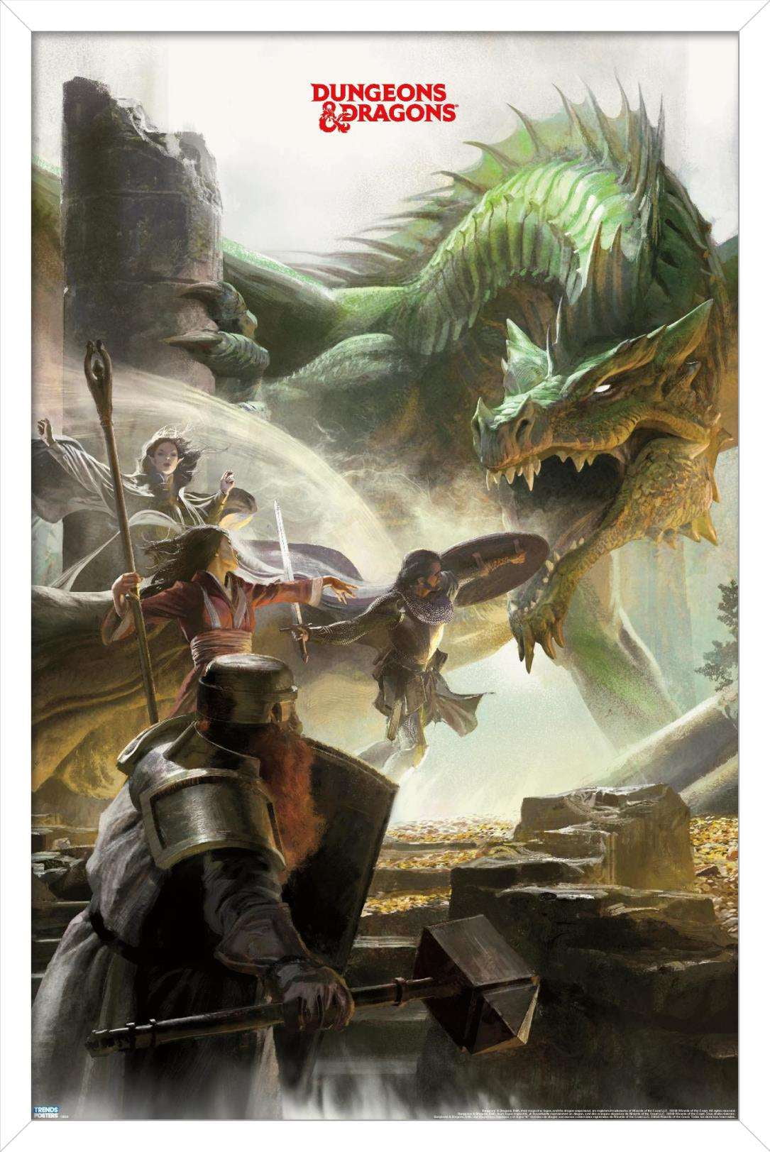Dungeons and Dragons - Adventure Poster - Walmart.com - Walmart.com
