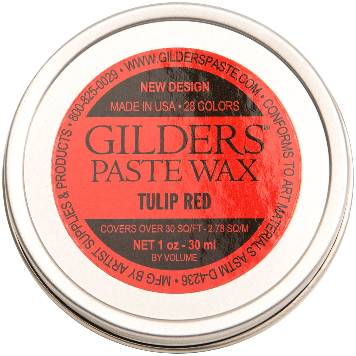 Baroque Art Gilders Paste 1oz-Tulip Red - Walmart.com