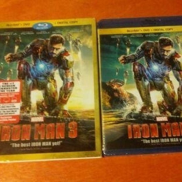 Iron Man 3 Blu Ray Cover
