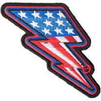 Flaming Lightning Bolt Right Patch, Lightning Patches - Walmart.com