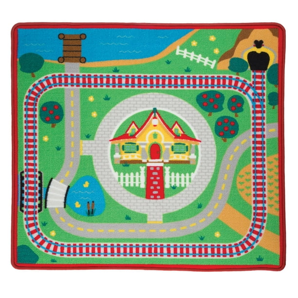 Melissa & Doug Disney Mickey Mouse Clubhouse Activity Rug Play Set ...