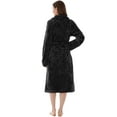 PAVILIA Premium Women's Plush Soft Full Length House Robe, Warm Fleece Sherpa Shaggy Bathrobe (L ...