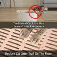 WiseWater Foldable Large Cat Litter Box with Lid, Top Entry, Covered ...