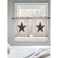 American Country Tier Curtains 36 Inch Length,Sheer Curtains for ...