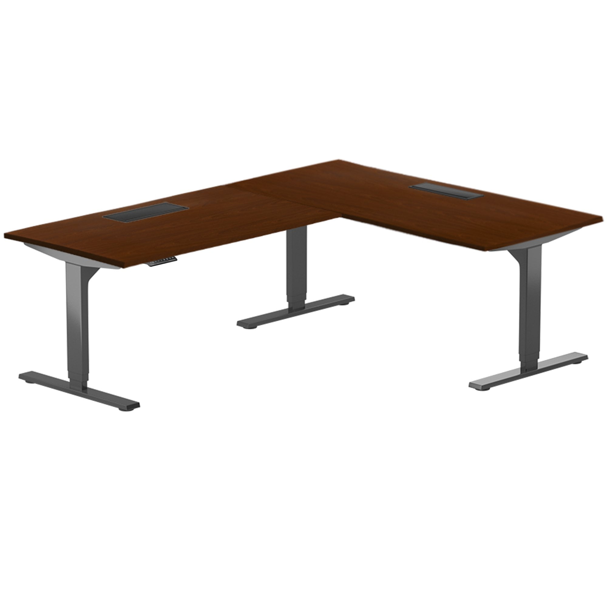 Buy PROGRESSIVE DESK Electric Standing Corner Ryzer Desk, Adjustable ...