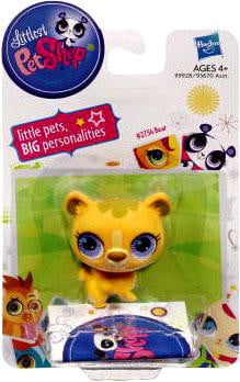 Littlest Pet Shop Bear Figure (Yellow) - Walmart.com