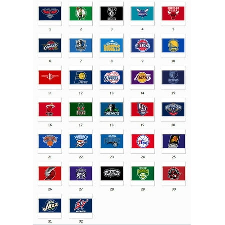 Nba Club Flag Basketball Ball Team Flag 90x150cm | Walmart Canada