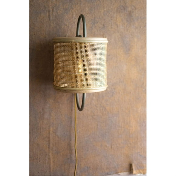 Wicker Sconce