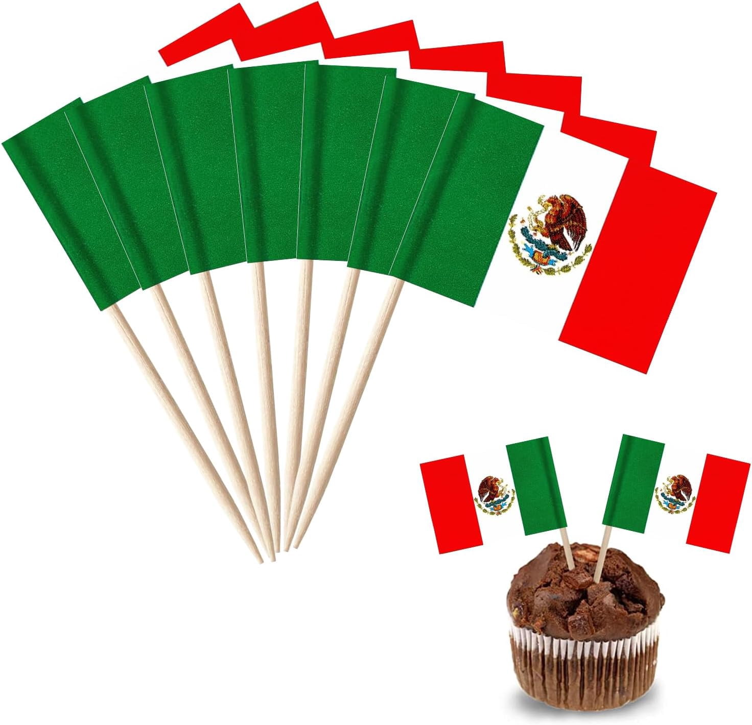 100 Palillos Bandera de , Palillo de Cóctel Banderas Mini Bandera ...