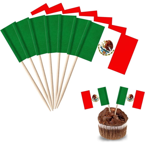 100 Palillos Bandera de , Palillo de Cóctel Banderas Mini Bandera ...