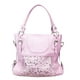 Zzfab Double Handles Laser Cut Big Hobo Bag Pink - Walmart.com