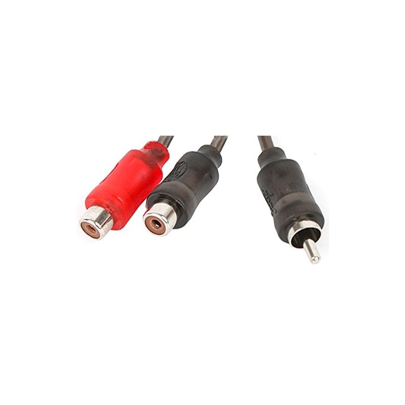 Stinger SI12YF - 1 MALE 2 FEMALE Y ADAPTER INTERCONNECT - Walmart.com