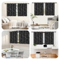 Bat and Moon Gothic Pattern Blackout Curtains,Triple Weaved Fabric ...