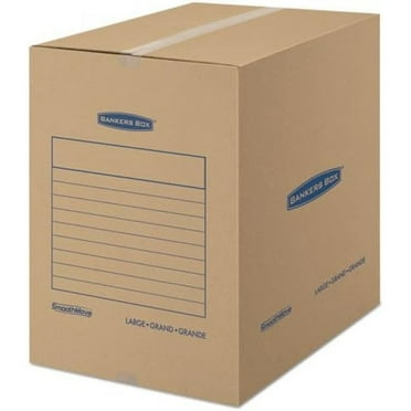 Bankers Box SmoothMove Classic Moving Boxes, Small 20pk, Kraft Brown ...