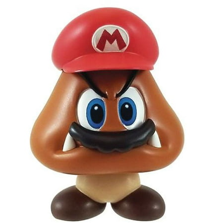 World of Nintendo Super Mario Captured Goomba Mini Figure - Walmart.com