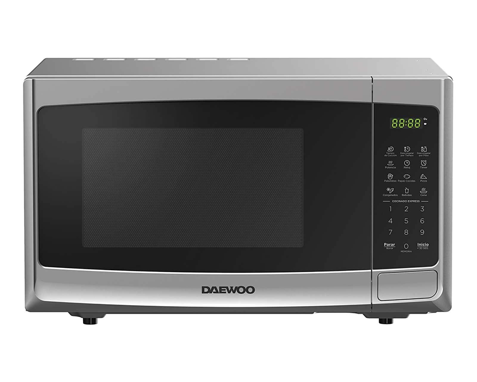 Horno de Microondas Daewoo 1.1 Pies Color Silver DMD/P11S2BG | Walmart ...