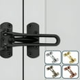 ZHZFKQ 2026 New Door Guard Restrictor Security Catch Strong Heavy Duty ...