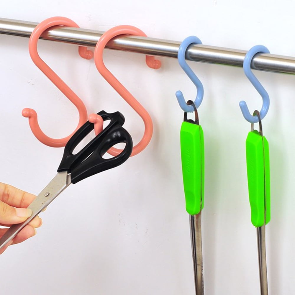 S Hook Seamless Nail free Multi purpose Hook Color Hook Clothing Hook s-hook-seamless-nail-free-multi-purpose-hook-color-hook-clothing-hook