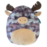 "Squishmallows 16"" Furry Wilbie Orange Woolly Mammoth Plush Toy With ...