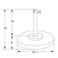 Free Shipping! California Umbrella 50LBS Umbrella Base with Steel Cover ...