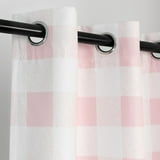 DriftAway Buffalo Checker Pattern Grommet Room Darkening Window ...