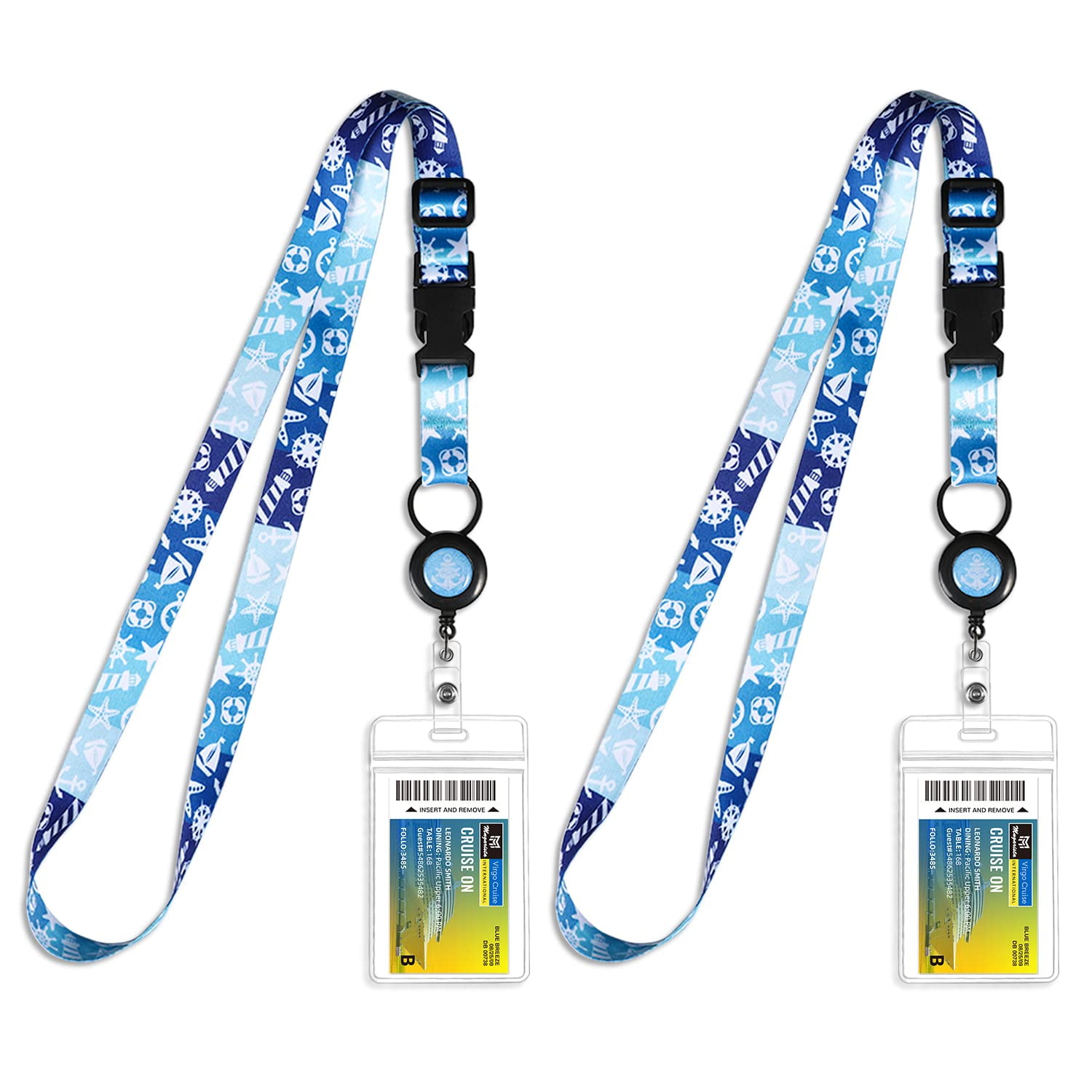 Retractable Cruise Lanyard for Ship Cards, Waterproof Lanyards for ...