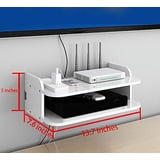 Catekro Small Mini Wall Shelves Stuff WiFi Remote Control Storage Box ...