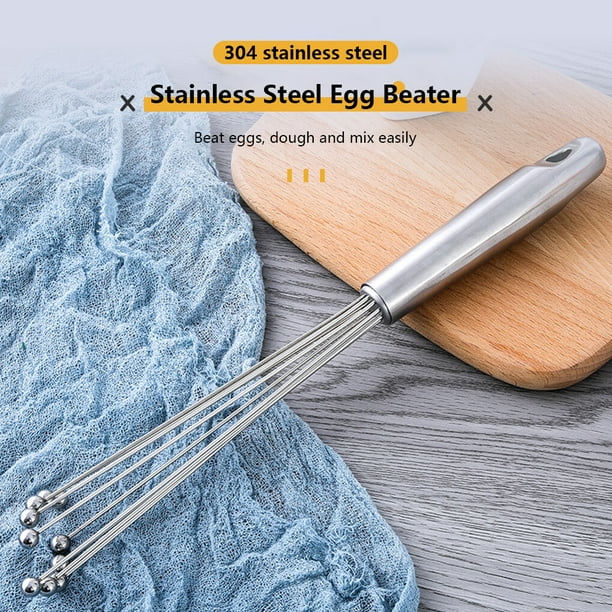 serony Stainless Steel Ball Whisk Stirrer Egg Stirring with Handle ...