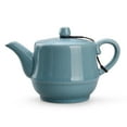 HDMbigmi Teapot with Infuser Ceramic Tea Pot with Removable Stainless ...