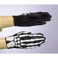 Gloves Skeleton Adult Halloween Accessory - Walmart.com