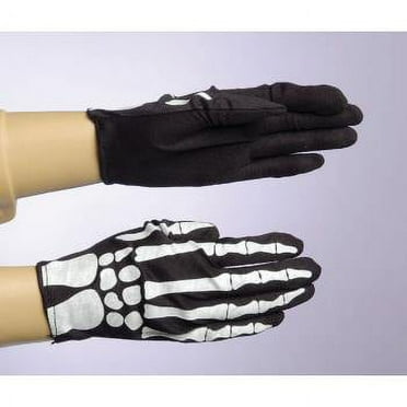 Gloves Skeleton Adult Halloween Accessory - Walmart.com