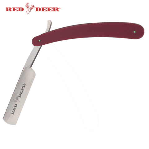 Dark Purple Handle Red Deer Shaving Barber Vintage Straight Razor ...