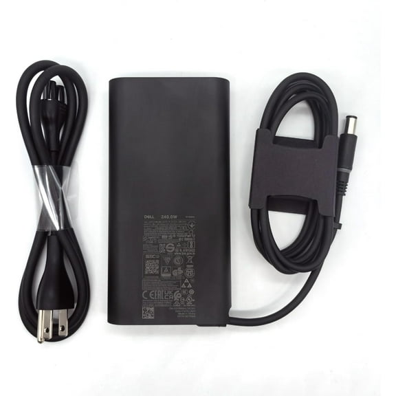 Dell Laptop Charger 240W Watt Barrel 7.4mm tip GAN AC Power Adapter ...