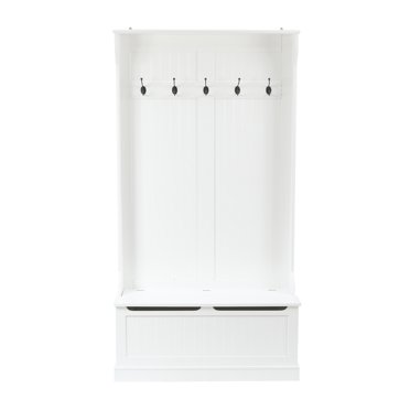 Free Shipping! Crosley Furniture Seaside Wood 4 Hook Hall Tree in ...