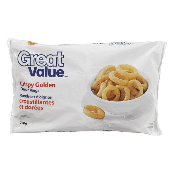 Great Value Crispy Golden Onion Rings - Walmart.ca