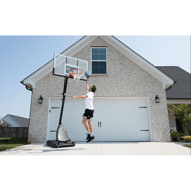 Spalding NBA 60" Glass The Beast Screw Jack Portable Hoop System ...