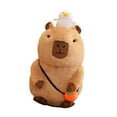 Capybara Plush Toy Capybara Stuffed Toy with Sound Cartoon Comfortable ...